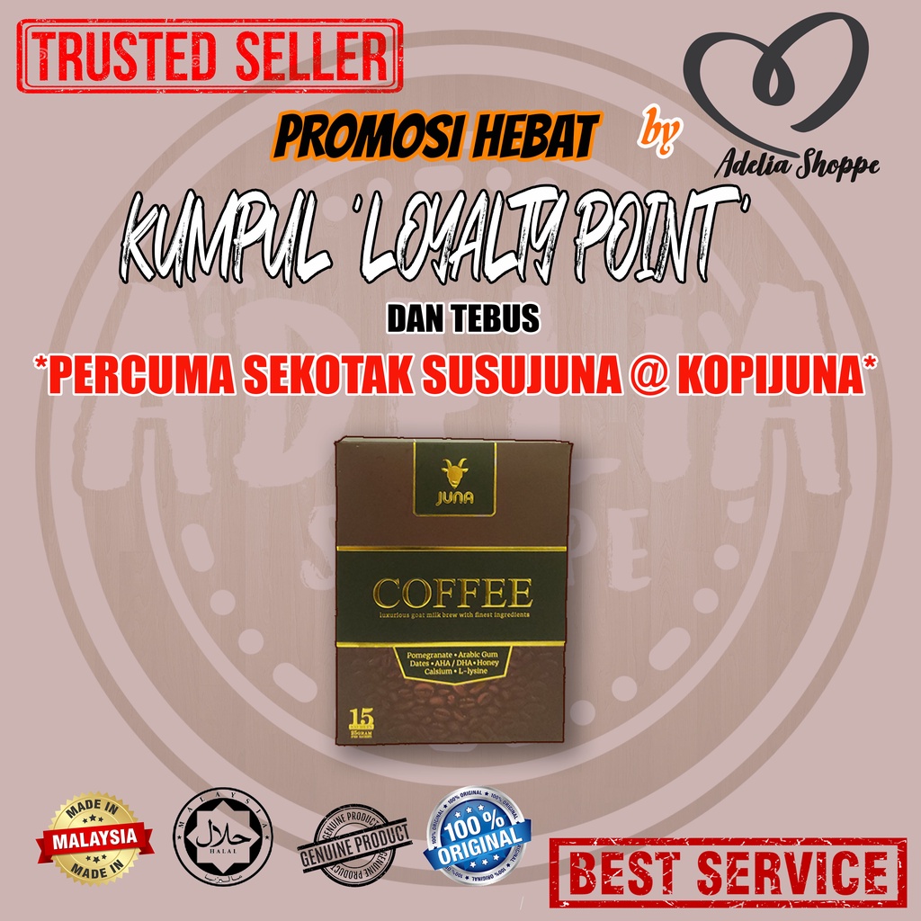 ⚡Fast Shipping⚡Susu Juna Perisa Kopi (Kopijuna) - 15 sachet | Shopee ...