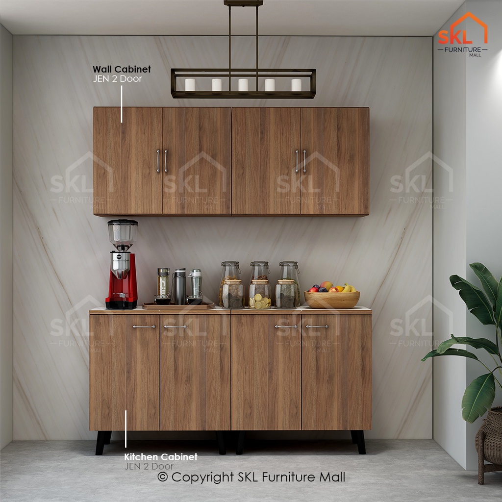 SKL Furniture_5.3FT Kitchen Cabinet + Base Unit/ wall cabinet hanging ...
