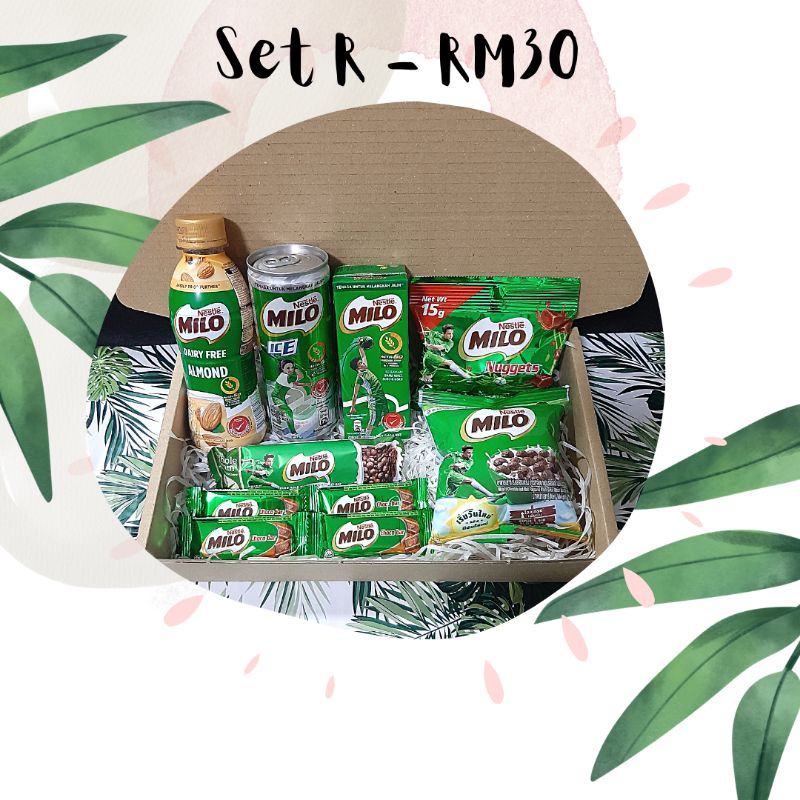 🔥 FREE STICKER GAMBAR 🔥 MILO Gift box Surprise box Chocolate Box ...