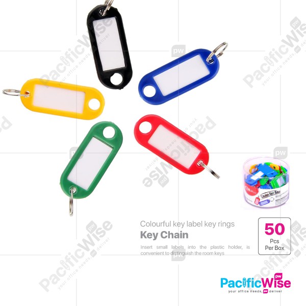 Key Chain / Key Tag / Rantai Kunci Organizer Label Tag – 25 pcs per ...