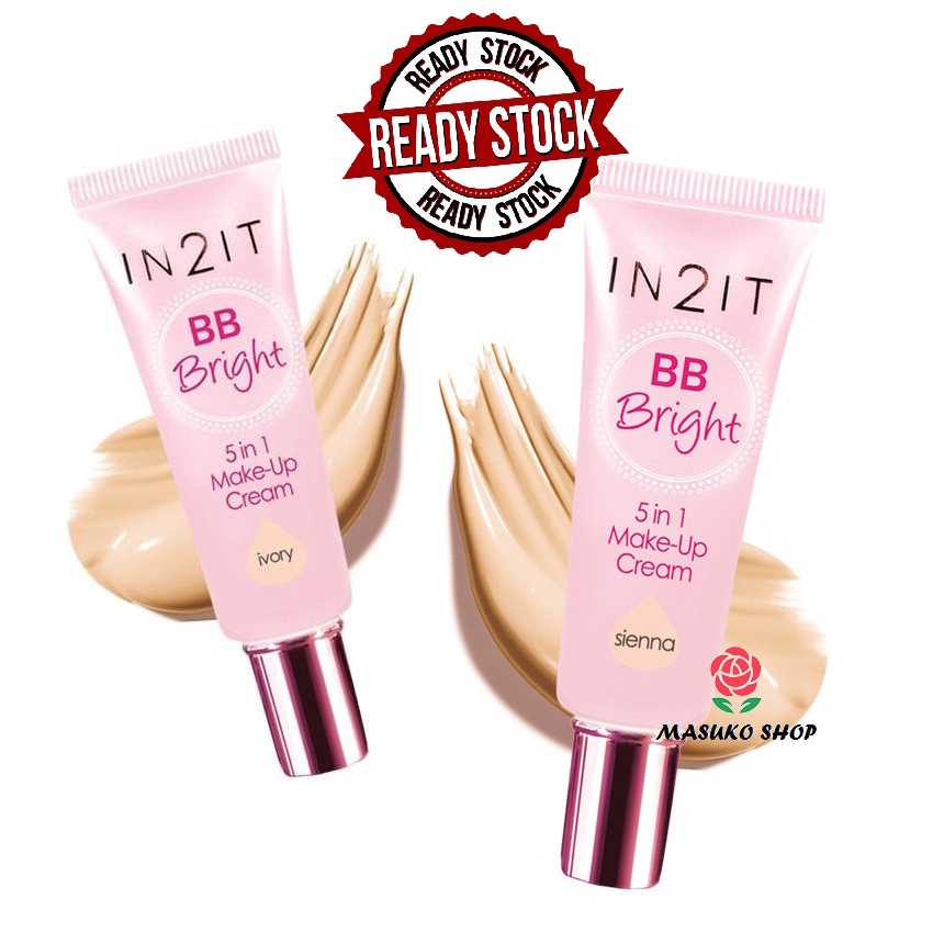 IN2IT BB Bright Extra Cover 5 in 1 Make Up Cream SPF50 PA+++ 20ml | Shopee Malaysia