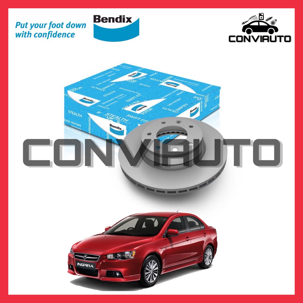 PROTON INSPIRA FRONT BRAKE DISC ROTOR / ULTIMATE BENDIX (BR2201) 1 SET | CONVIAUTO | Shopee Malaysia