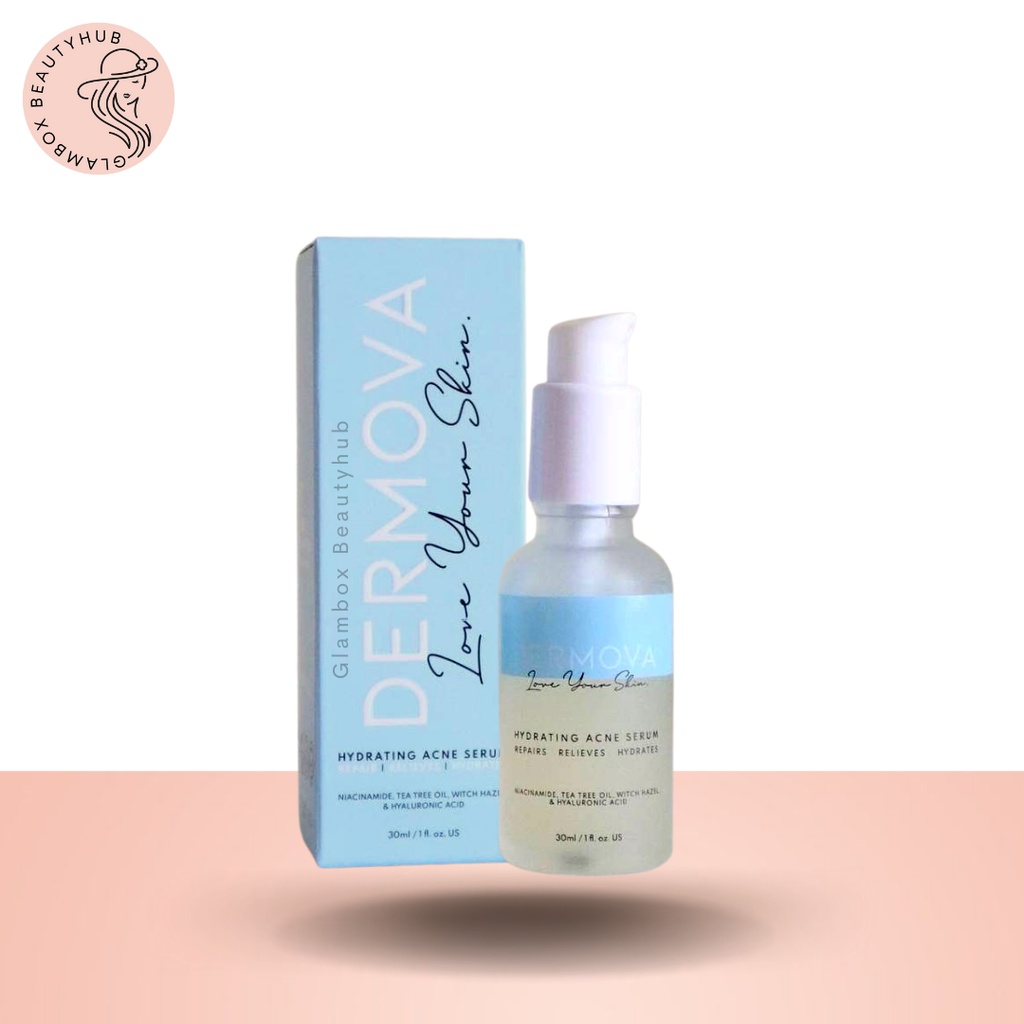 DERMOVA Hydrating Acne Serum, Dermova Serum, Acne Serum, Serum Jerawat ...