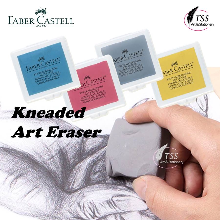 Faber Castell Kneadable Eraser Art Eraser (1pcs) | Charcoal eraser ...