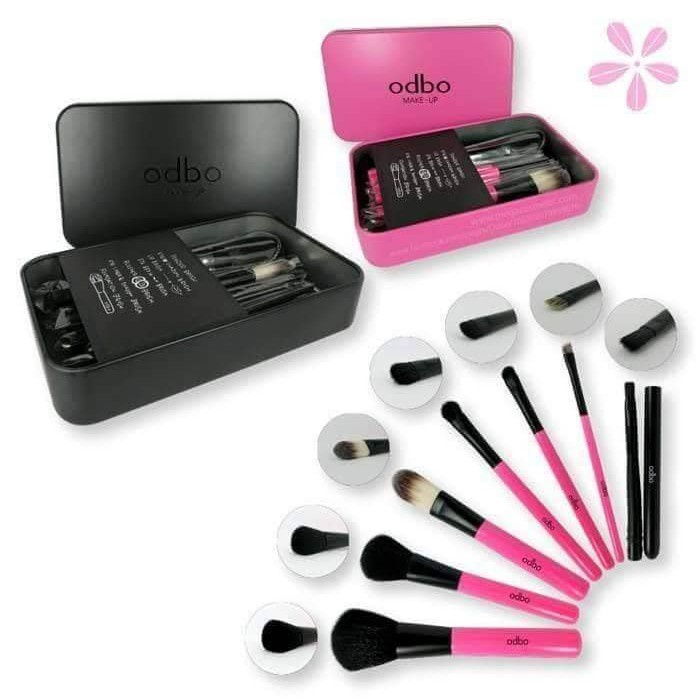 ODBO OD809 Make-up Brush - 7Pcs+Box=1 Set | Shopee Malaysia