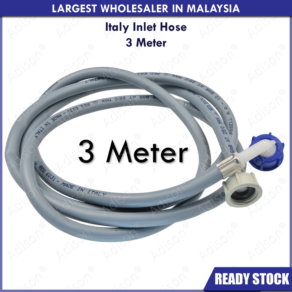 LG / Electrolux / Bosch / Elba / Indesit / Beko Inlet Hose 3 Meter for ...