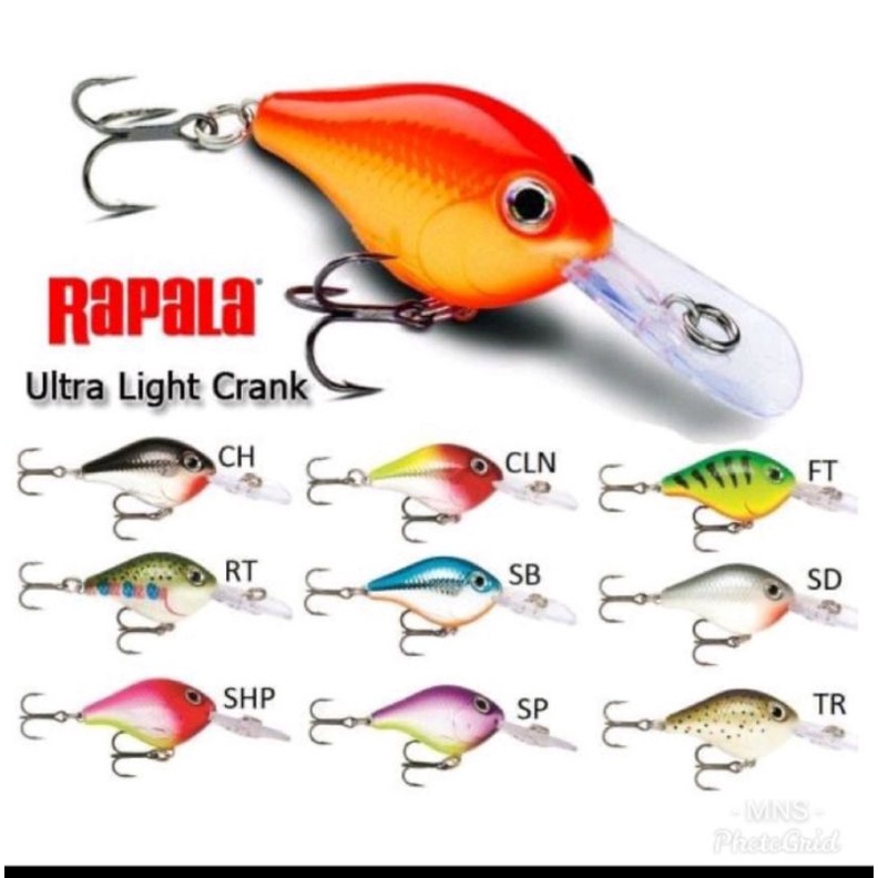 Rapala Ultra Light Crank ULC3 Deep Runner Lure | Shopee Malaysia