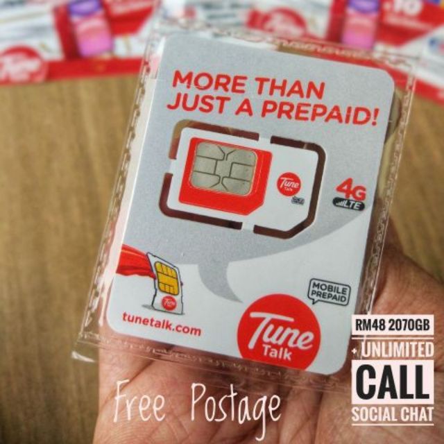 NOmbor boleh Pilih Simkad murah Prepaid Tunetalk Halotelco UNLIMITED ...