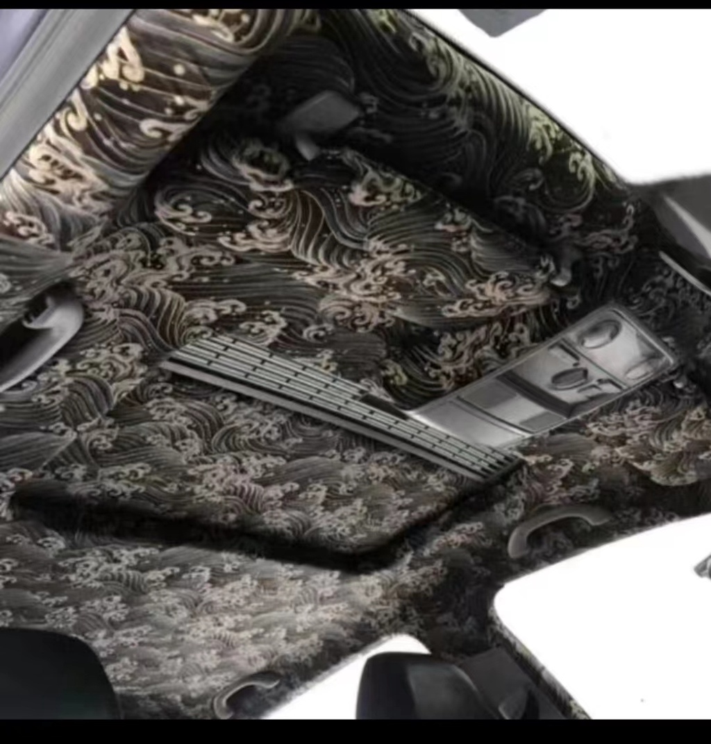 JDM style Wood Grain Automotive central control A/B/C pillar paster ...