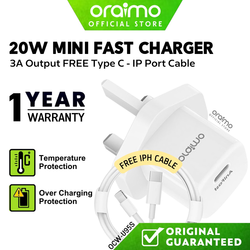 ORAIMO Charger Adapter Type C Charger 20w Chargers 3A USB C Charger ...