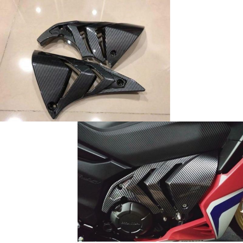 HONDA RS150 V1 RS150R V2 V3 LEGSHIELD COVER RS150R ENGINE LEG SHIELD COVER WITH BRACKET IMPORT ...