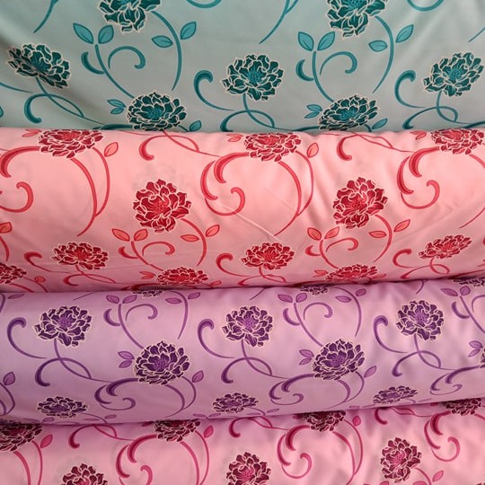 Kain Langsir bidang 63" (Tebal) yellow line (Price per 1 meter ...