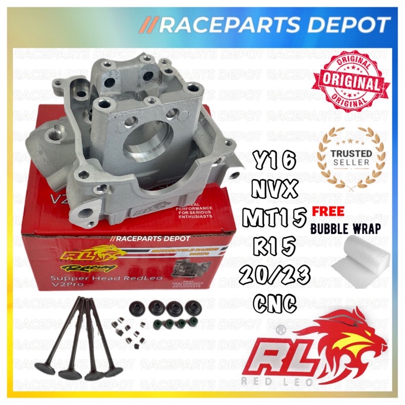 RED LEO Racing Superhead Vva 20/23 ( Y16zr / MT15 / R15 v3 ) | Shopee ...