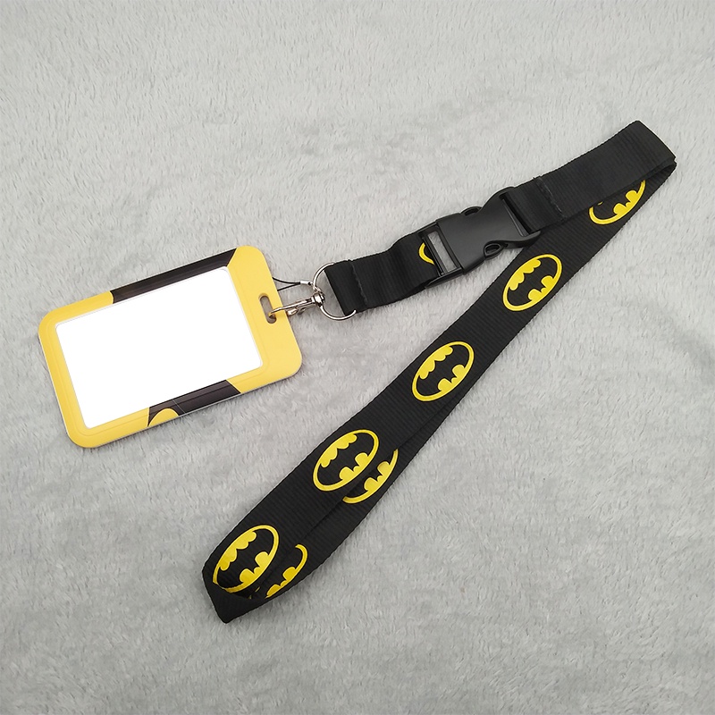 Batman Super Hero Lanyard+ID Card Sleeve Holder Neck Strap For Phone ...