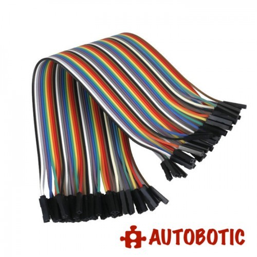 Female to Female Arduino Breadboard Dupont Jumper Wires (40p-20cm ...