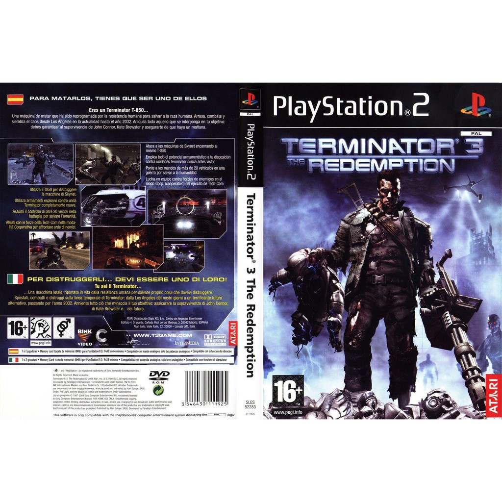 Terminator 3 The Redemption (CD Games PS2) | Shopee Malaysia
