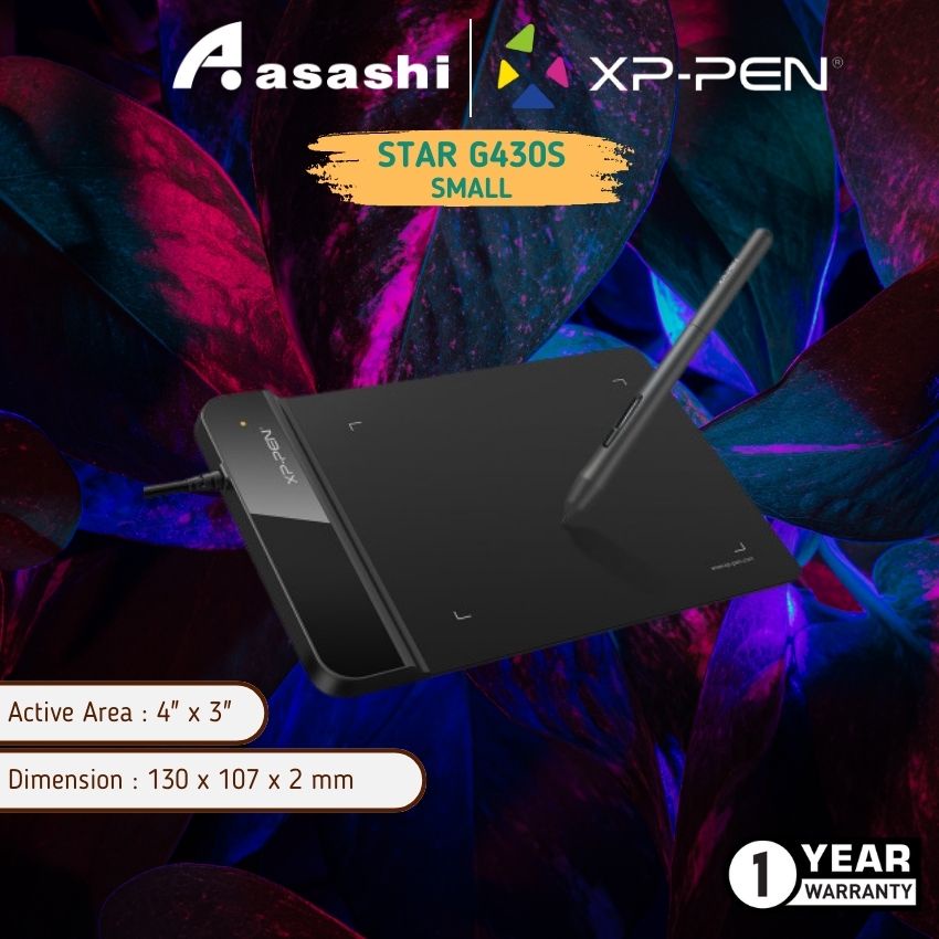 XP-PEN Star G430S Small (Active Area 4x3' ) XP PEN | Shopee Malaysia