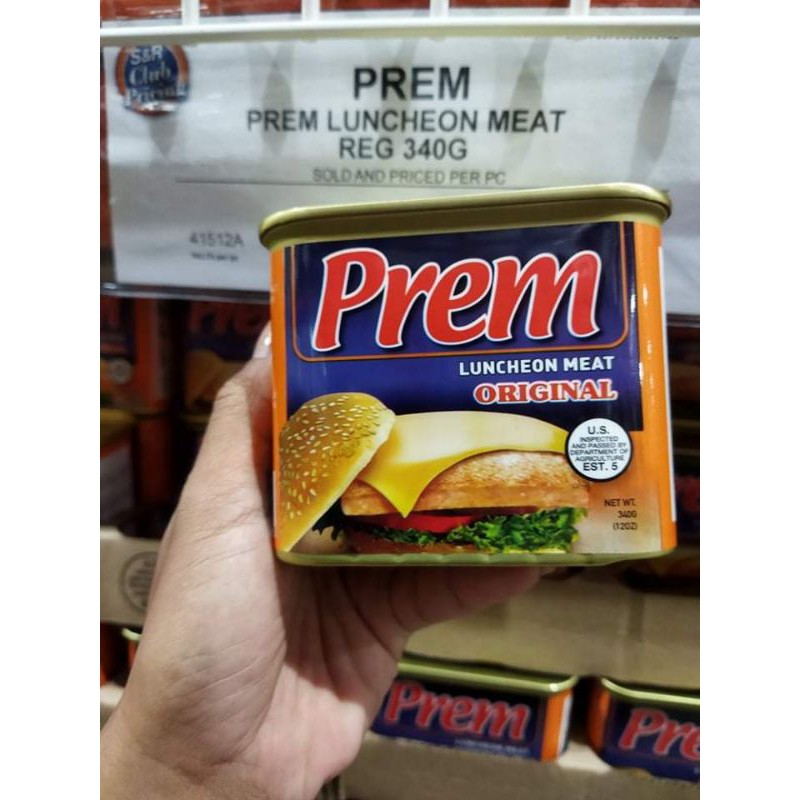 PREM LUNCHEON MEAT, ( 340 grams) | Shopee Malaysia
