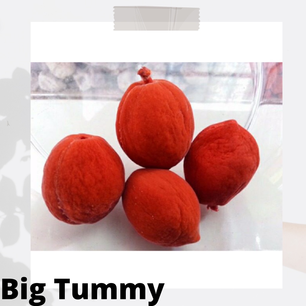 Ready Stock 🇲🇾 Asam Jeruk Buah Merah / 无核红桃 /红皮榄/ Seedless Red Peach ...