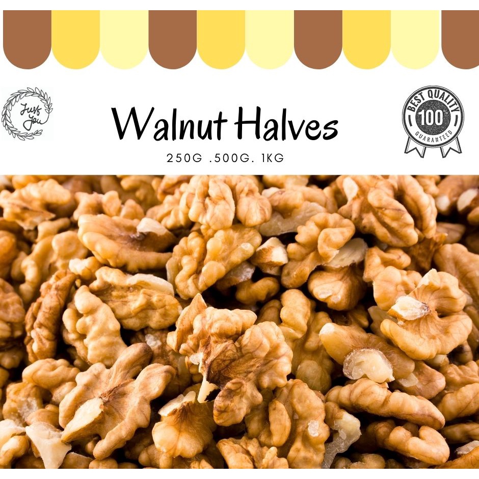 Raw Walnut Halves 20% [Product of USA] 核桃 | Shopee Malaysia