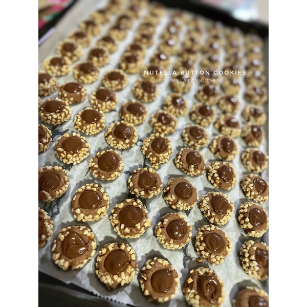 NUTELLA BUTTON COOKIES NUTELLA POD HOMEMADE | Shopee Malaysia