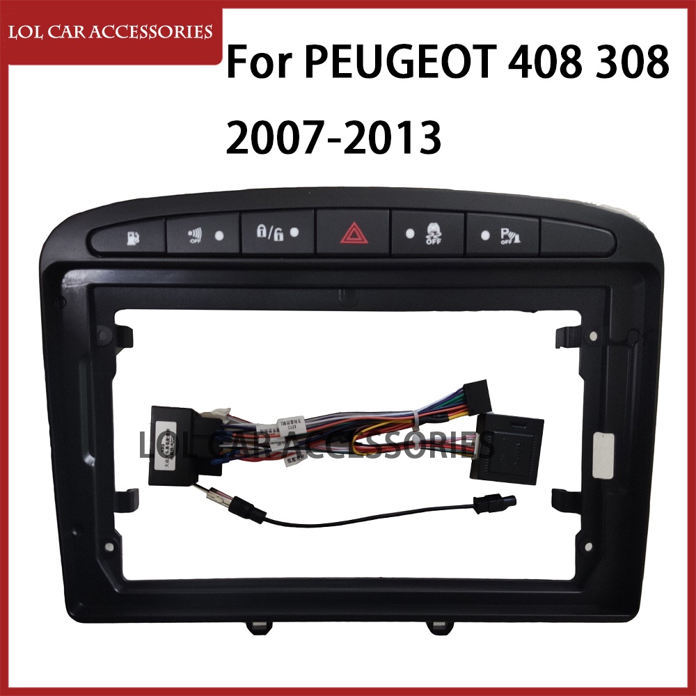 EZframe For PEUGEOT 408 308 2007-2013 9 INCH Radio Car Android MP5 ...