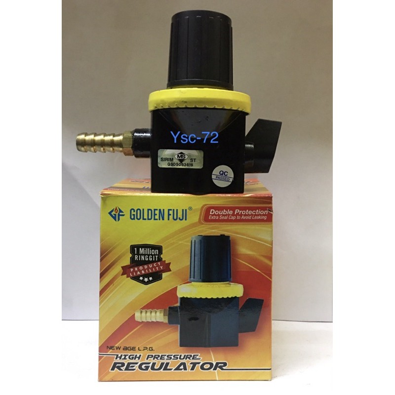 Golden Fuji 181DP High Pressure Gas Regulator ( for hose 10mm ...