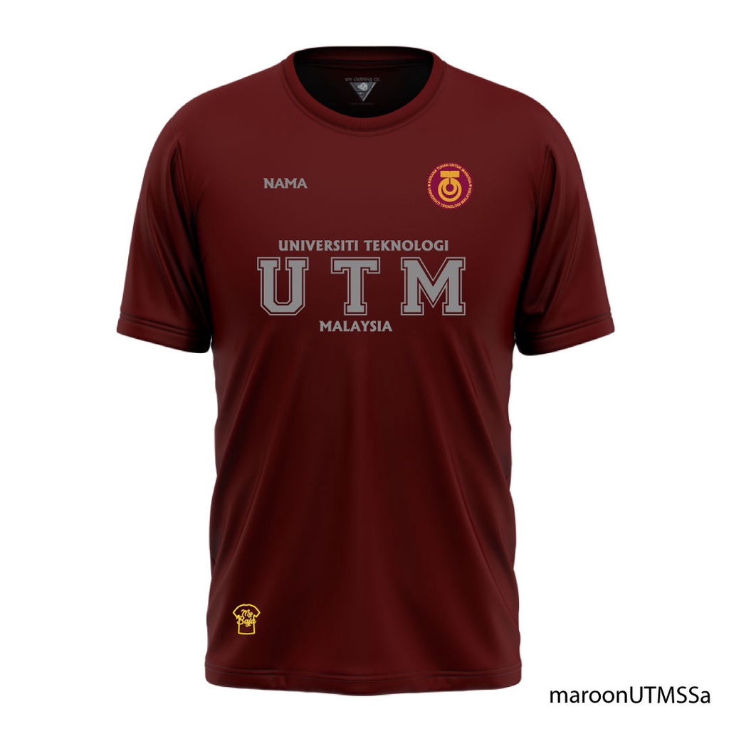 UTM tshirt / jersey | Universiti Teknologi Malaysia jersey | Shopee ...
