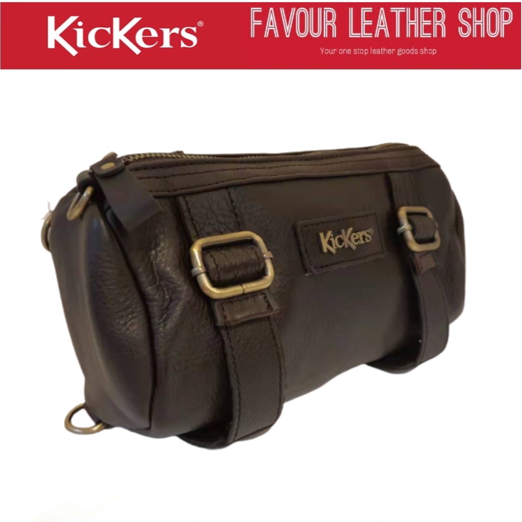 Kickers Genuine Leather Sling & Pouch Bag (1KIC-W-78572) | Shopee Malaysia