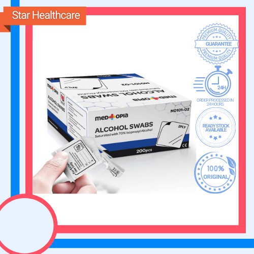 Medtopia Alcohol Swabs 200's [Exp date: 5/2028] | Shopee Malaysia