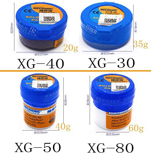 MECHANIC Solder Paste XG-30 XG-40 XG-50 XG-80 WQ50 solder flux fpr bga repairing Mobile Phone ...