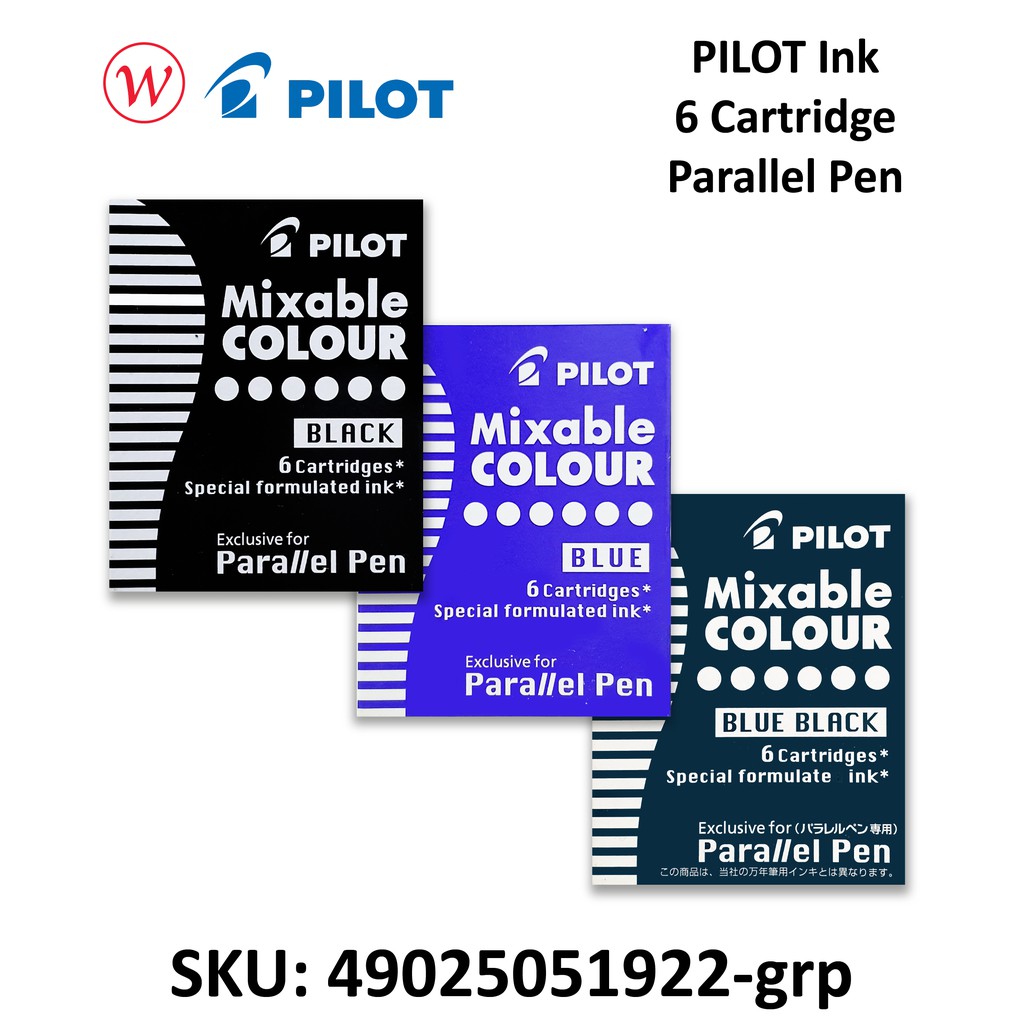 [Weststar TAS] PILOT Mixable Colour Ink Cartridge for Parallel Pen ...