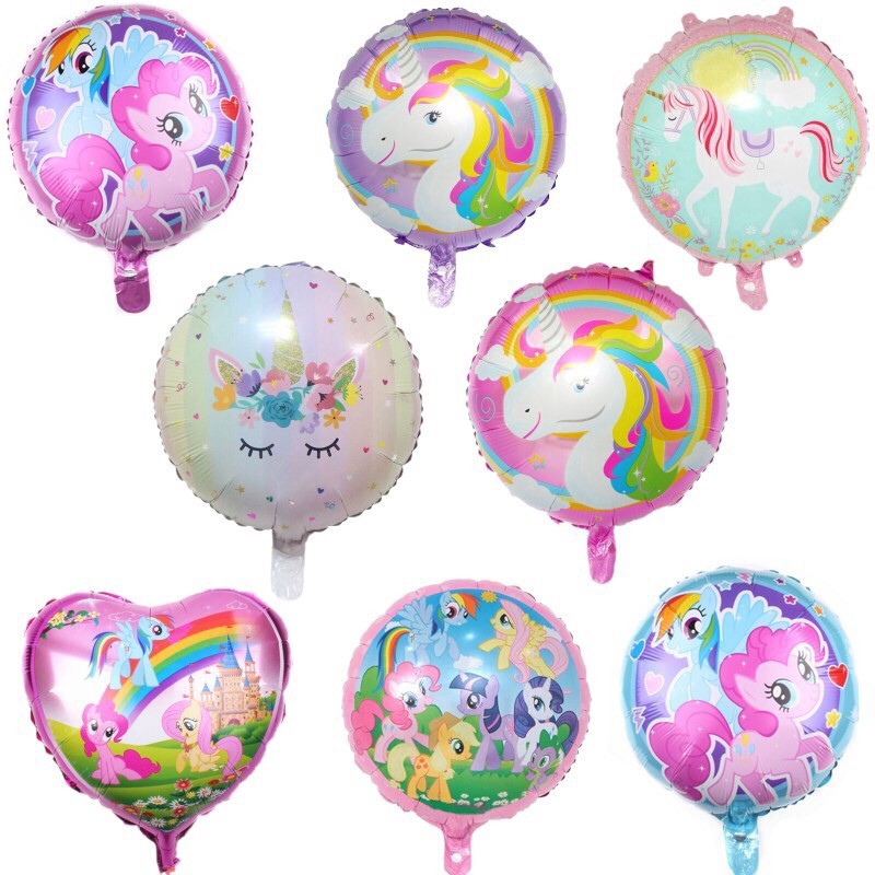 READY STOCK - 18” Unicorn Foil balloon birthday girl party decoration ...