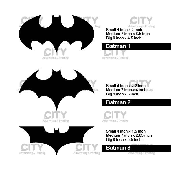 Batman Heros Reflective Diecut Sticker Variety Colour | Shopee Malaysia