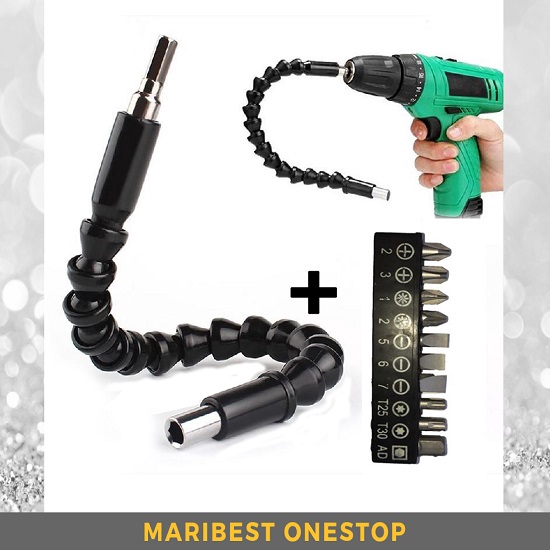 10pcs Screw Bit With Length 300mm Flexible Shaft Extension Screwdriver ...