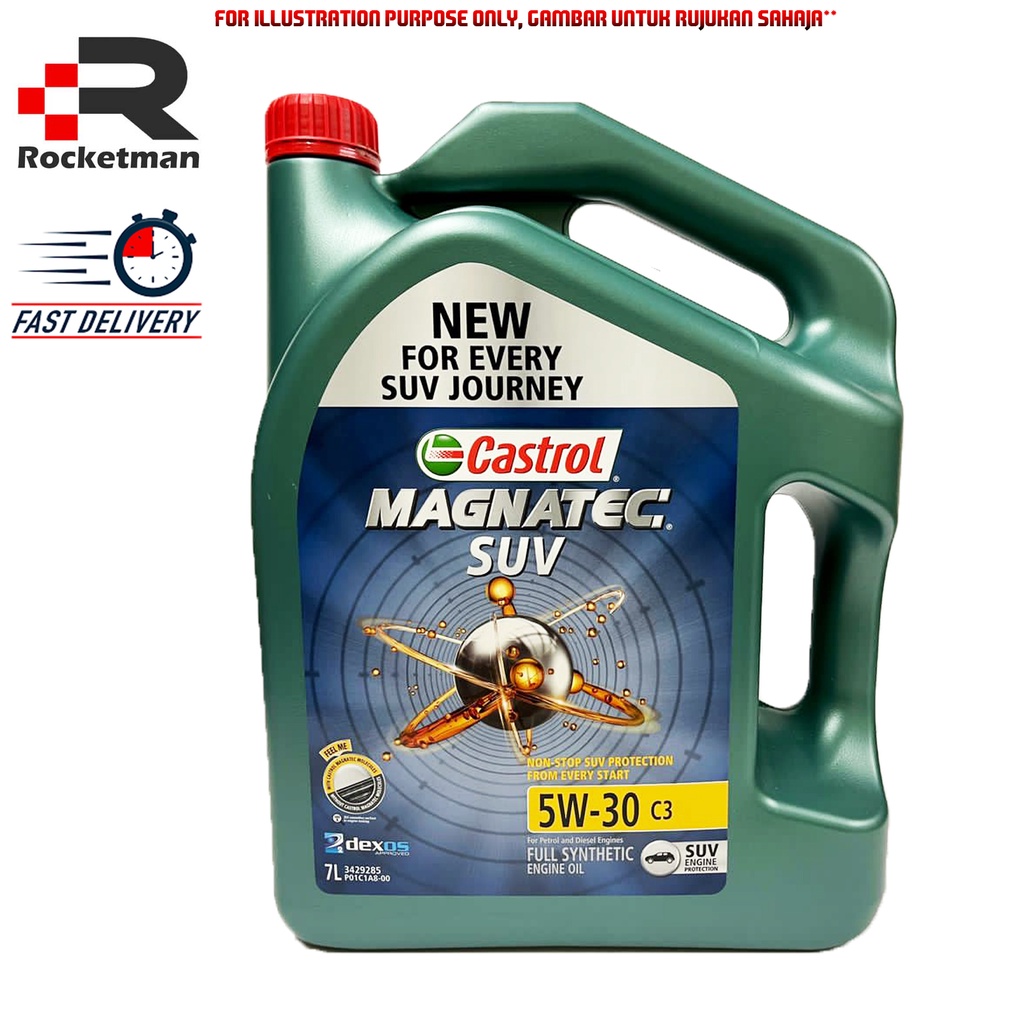 CASTROL MAGNATEC SUV 5W-30 C3 FOR PETROL & DEISEL ENGINE (7LITRE) | Shopee Malaysia