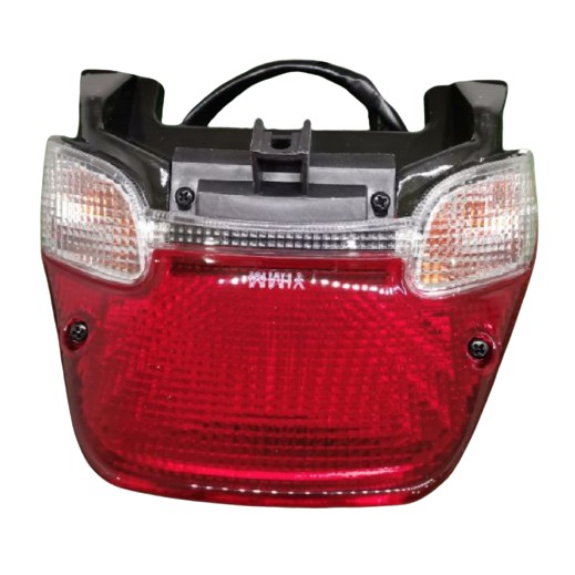 YAMAHA RXZ CATALYZER CATAL Y125ZR Y125Z 125Z 125ZR (CLEAR / RED) Tail ...