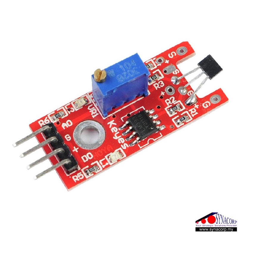 Ky 024 Linear Magnetic Hall Effect Sensor Ky024 Shopee Malaysia