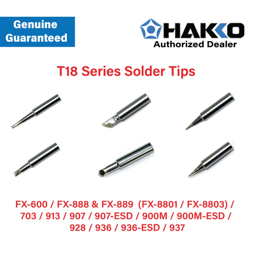 HAKKO Replacement Parts for FX-888D Digital Soldering Station | Shopee ...