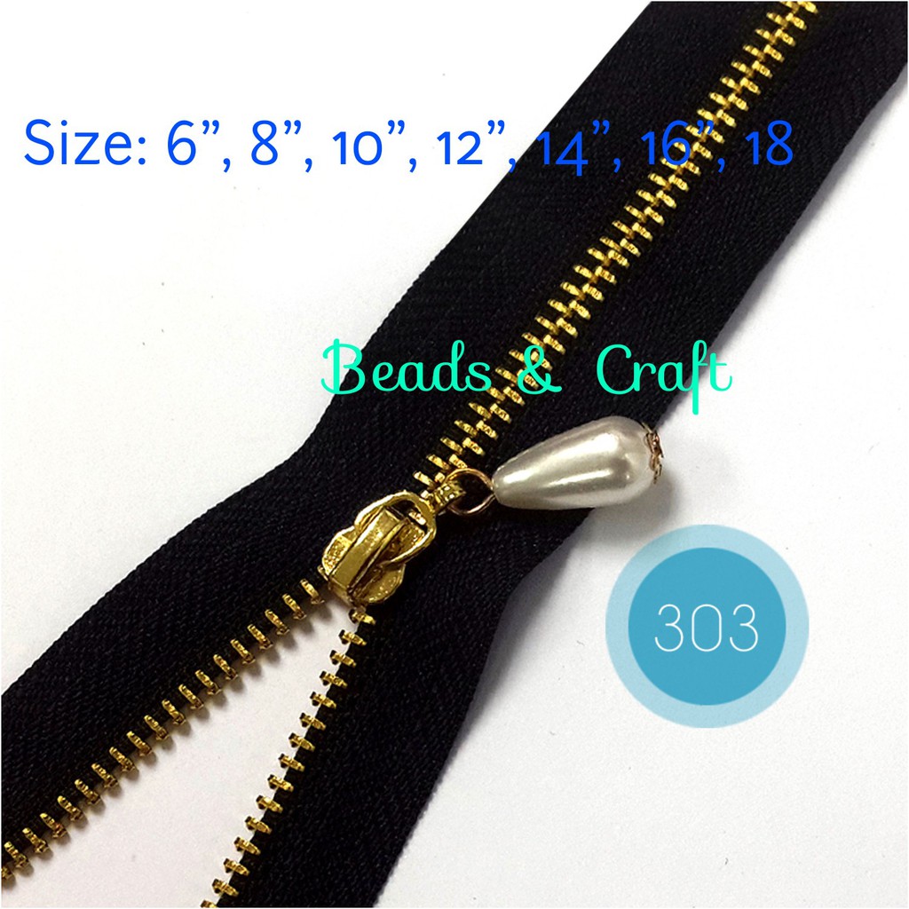 Brass Metal Zipper/ Zip Besi | Shopee Malaysia