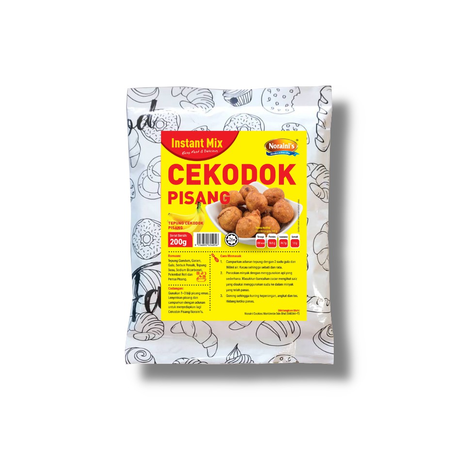 NORAINI'S INSTANT MIX CEKODOK PISANG 200G | Shopee Malaysia