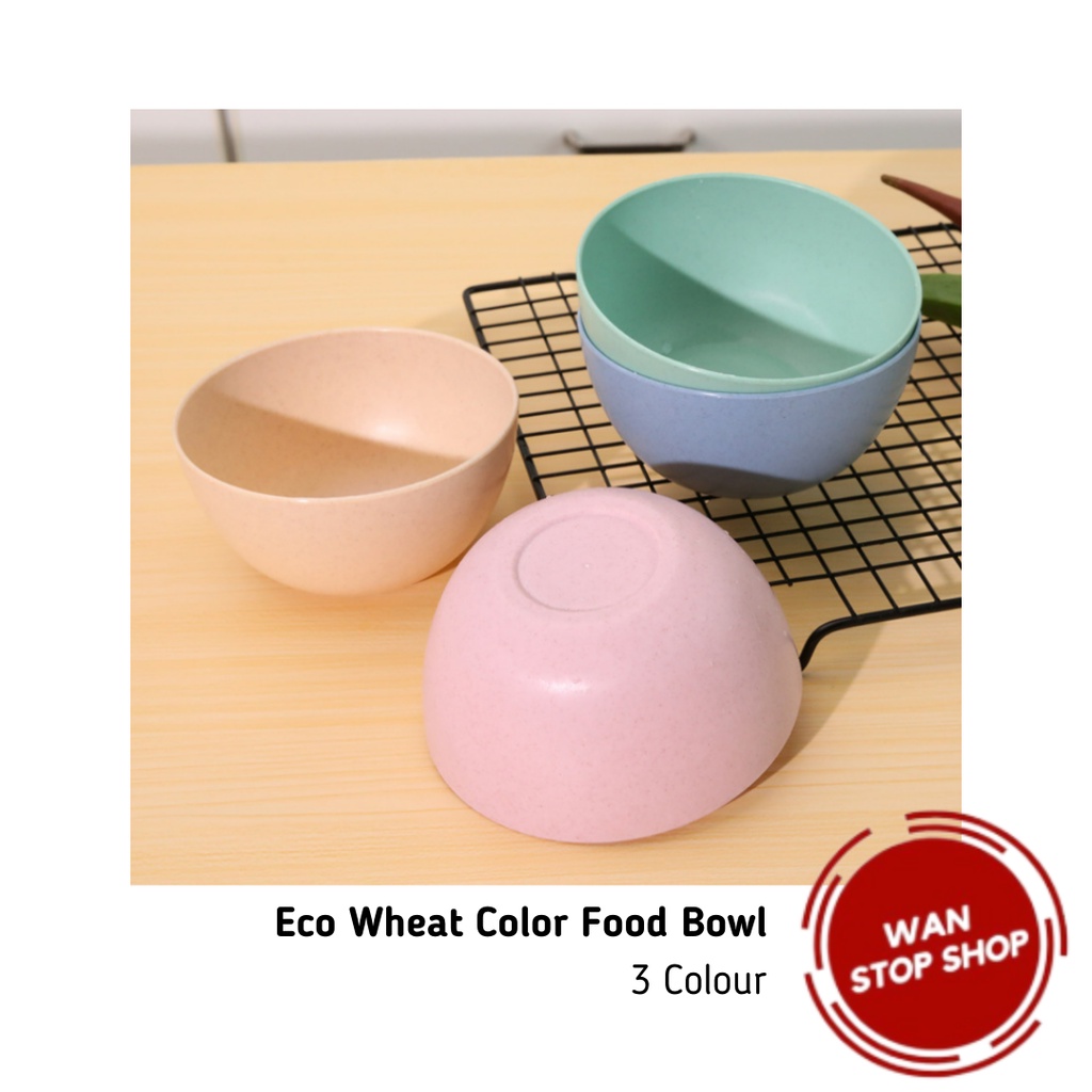 Wheat Straw Food Bowl, Multiple Colour Food Container Soup Bowl ...