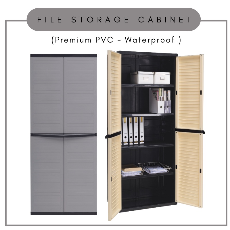 Alora Funiture - OPTIMUS Waterproof Premium Plastic Storage Cabinet ...
