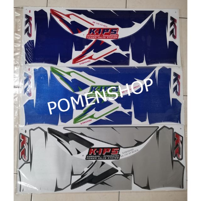 KAWASAKI KR 150 (1) BODY STICKER BADAN STRIKE STRIPE STIKER | Shopee ...