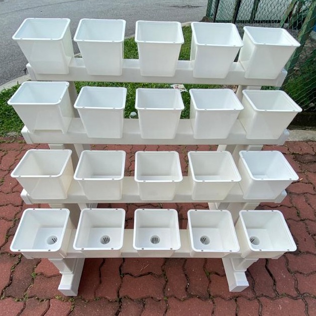 SET HIDROPONIK EAB - 20 | HYDROPONIC SET WITH 20 POT | Shopee Malaysia