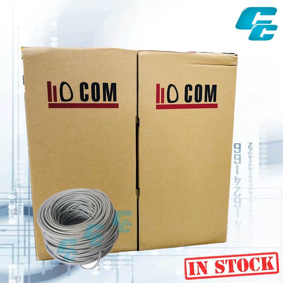 DCOM CAT5E RJ45 UTP Ethernet Lan Cable 305Metets Box 100mbps | Shopee ...