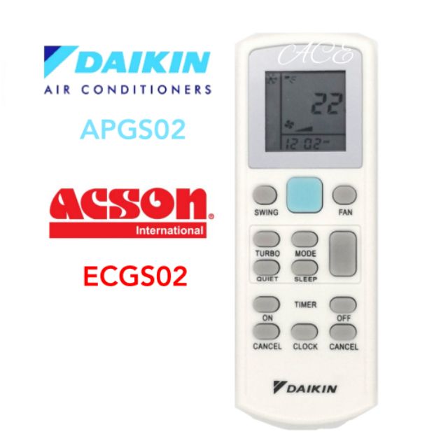 YORK ACSON Air Cond Aircond Air Conditioner OEM Replacement Remote ...