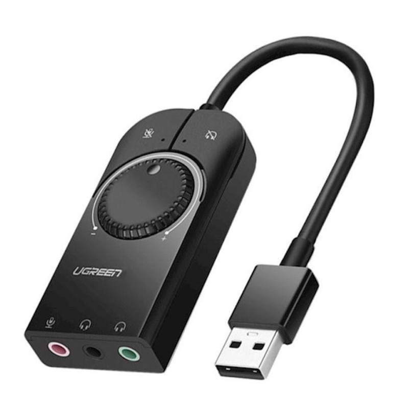 Ugreen 40964 Sound Card USB Audio Interface External 3.5mm Mic Audio ...