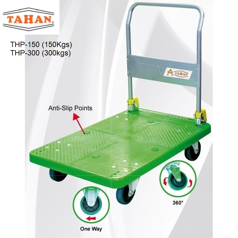 Tahan Heavy Duty Foldable PVC Platform Trolley (150kg / 300kg) | Shopee ...