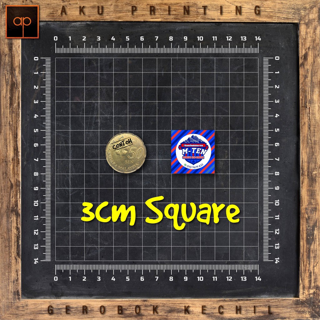 STICKER MURAH PRODUK & GOODIES | LABEL PRINTING | laser printing 3cm ...